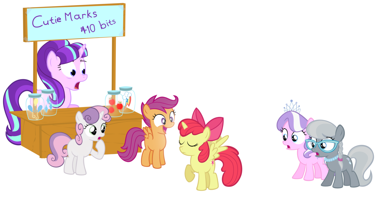 #938014 - safe, artist:sollace, apple bloom, diamond tiara, scootaloo ...