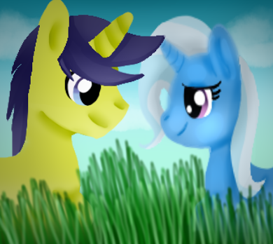 #928246 - safe, artist:sabrina-tellijohn, comet tail, trixie, pony ...