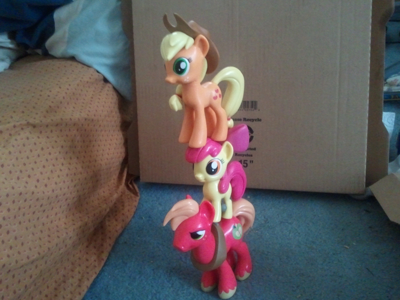 #941215 - safe, apple bloom, applejack, big macintosh, earth pony, pony ...