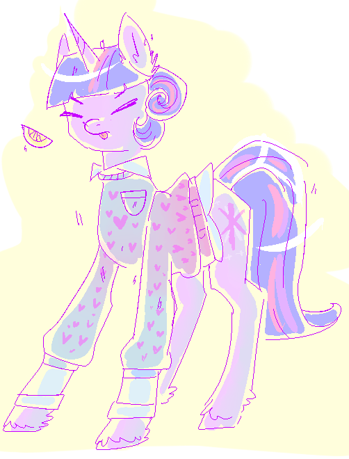 #946898 - safe, artist:boolka-boolka, twilight sparkle, clothes, female, lemon, shirt, solo ...