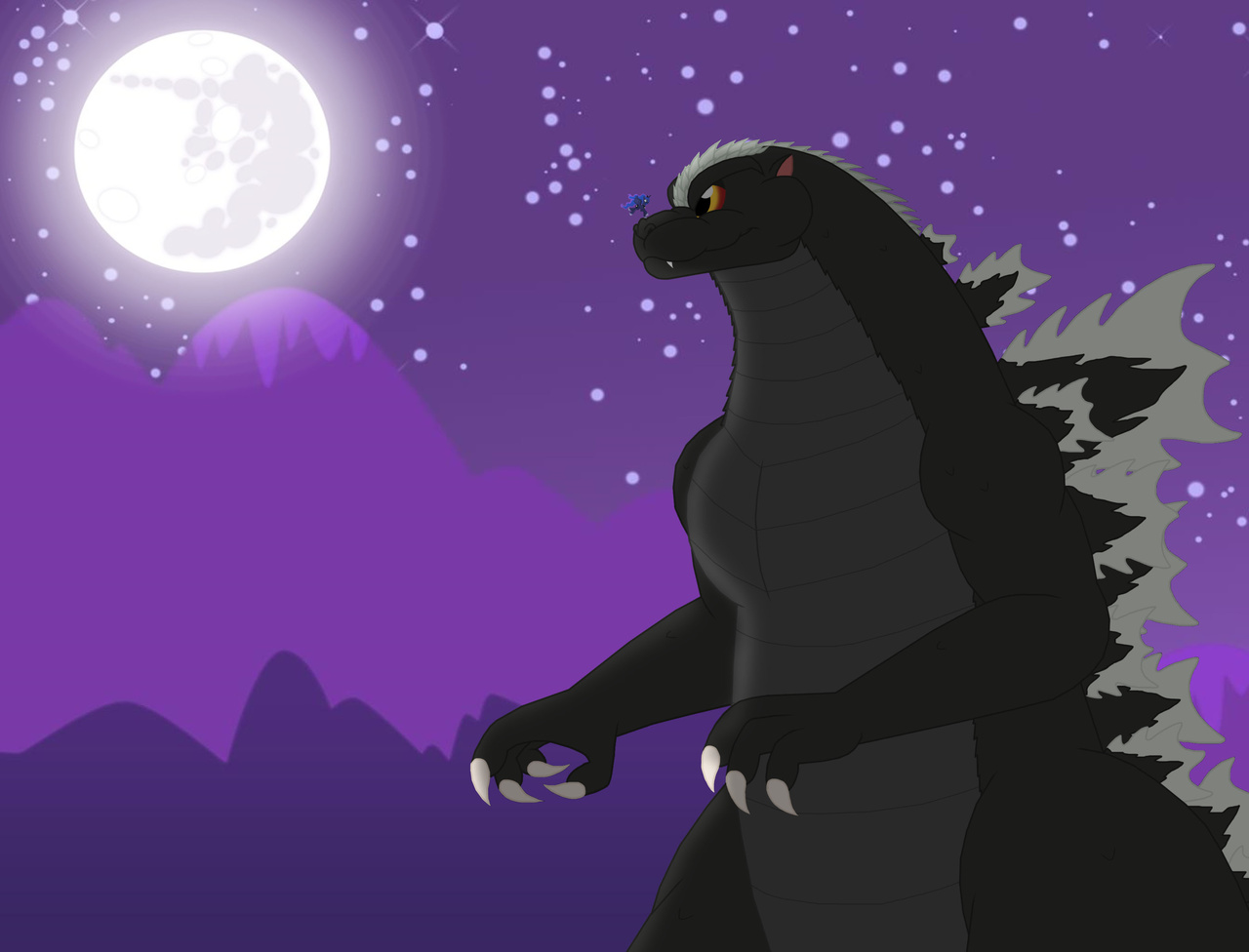 #946965 - safe, artist:pyrus-leonidas, princess luna, alicorn, kaiju ...