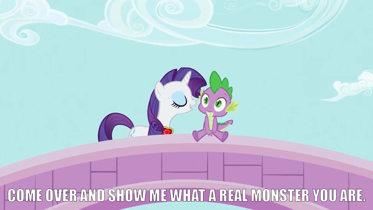 #930984 - safe, edit, edited screencap, screencap, rarity, spike ...