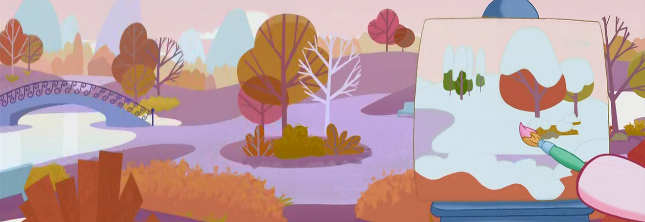 #956940 - safe, screencap, toola roola, g3.5, bridge, canvas, easel, g3 ...