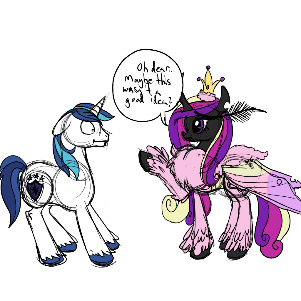 #957367 - safe, artist:rinsowaty, artist:sourcherry, princess cadance ...