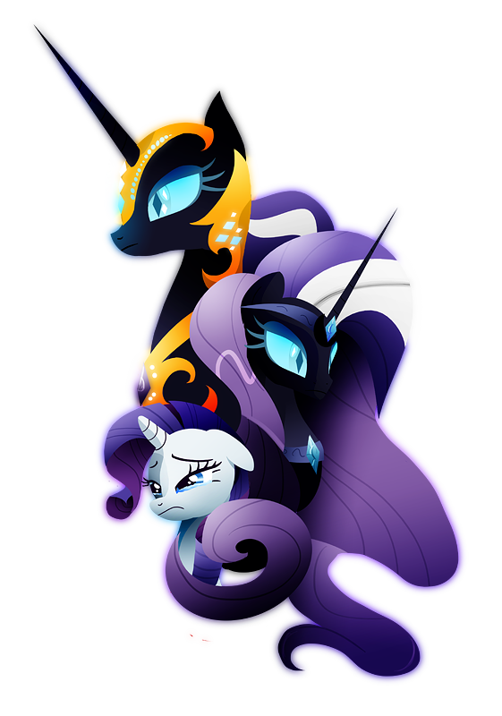 #957606 - safe, artist:ii-art, nightmare rarity, rarity, pony, unicorn ...
