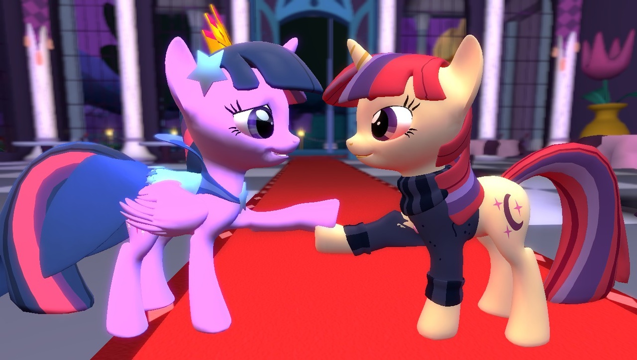 #959024 - safe, artist:mk513, moondancer, twilight sparkle, alicorn ...