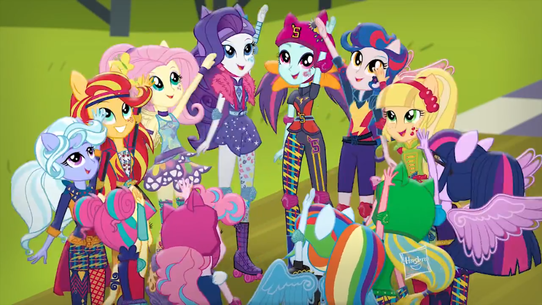 #961728 - safe, screencap, applejack, fluttershy, indigo zap, lemon ...