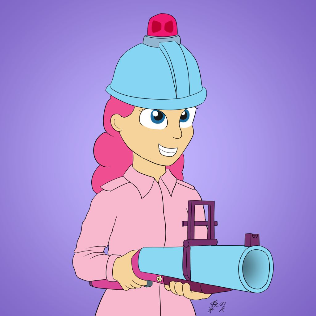 #964907 - safe, artist:mkogwheel, pinkie pie, human, g4, female ...