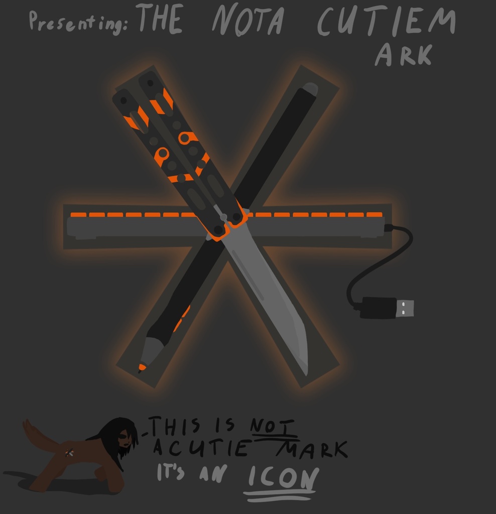 #953063 - safe, oc, oc only, earth pony, pony, butterfly knife, cutie ...