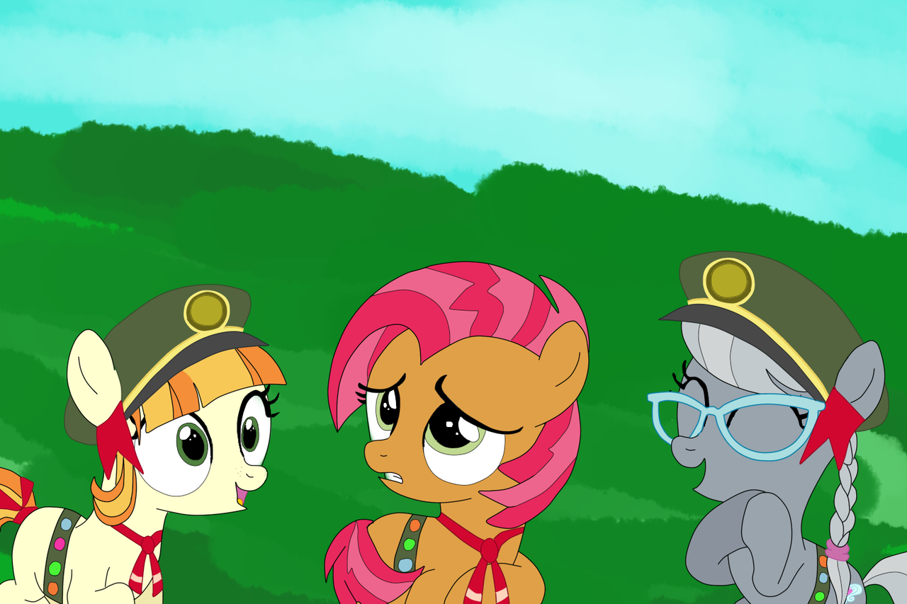 #970633 - safe, artist:samey90, babs seed, silver spoon, tag-a-long, g4 ...