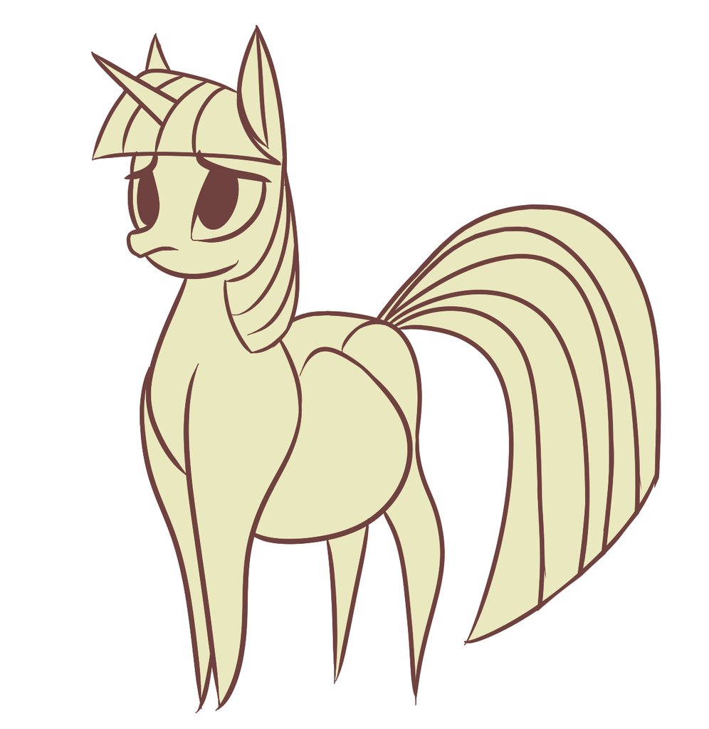 970656 Safe Artistpatch Edit Twilight Sparkle G4 Belly Female Frown Haycartes