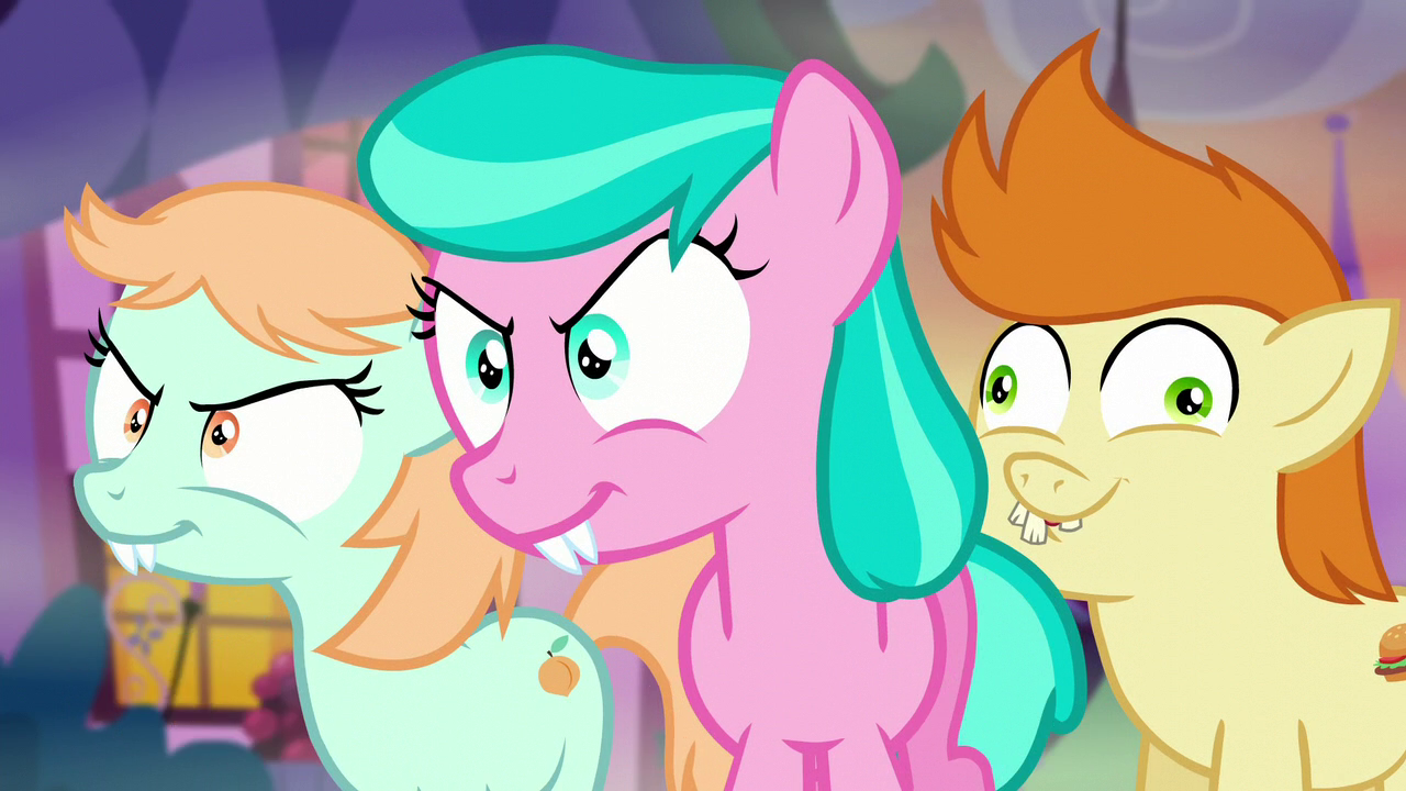 #984557 - safe, screencap, aquamarine, gallop j. fry, peach fuzz, earth ...