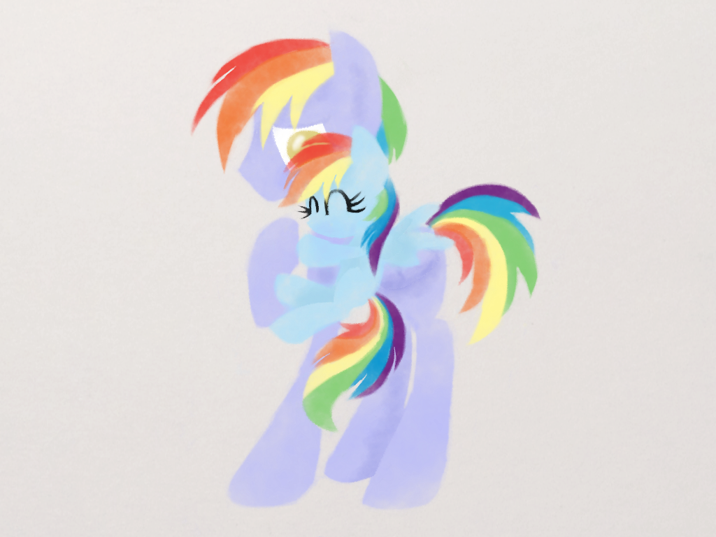 #984642 - safe, artist:lortstreet54, rainbow blaze, rainbow dash, blank ...