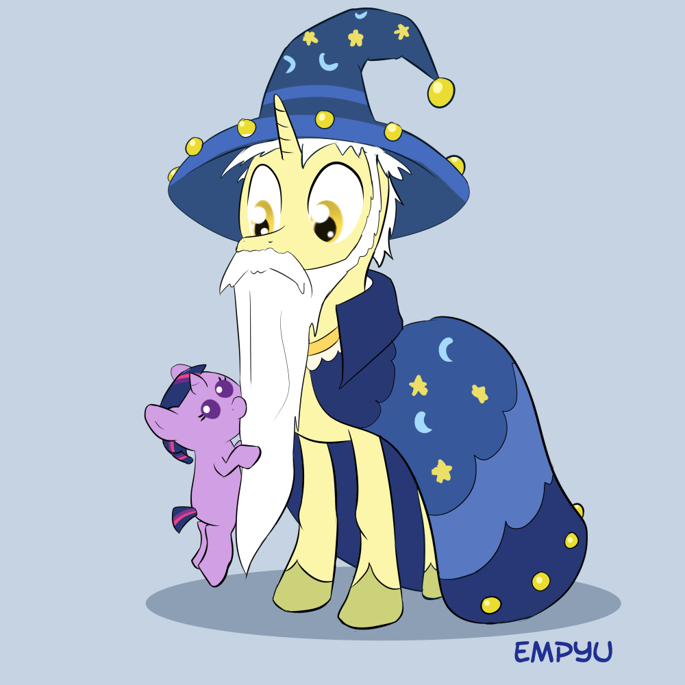 #985263 - safe, artist:empyu, star swirl the bearded, twilight sparkle ...