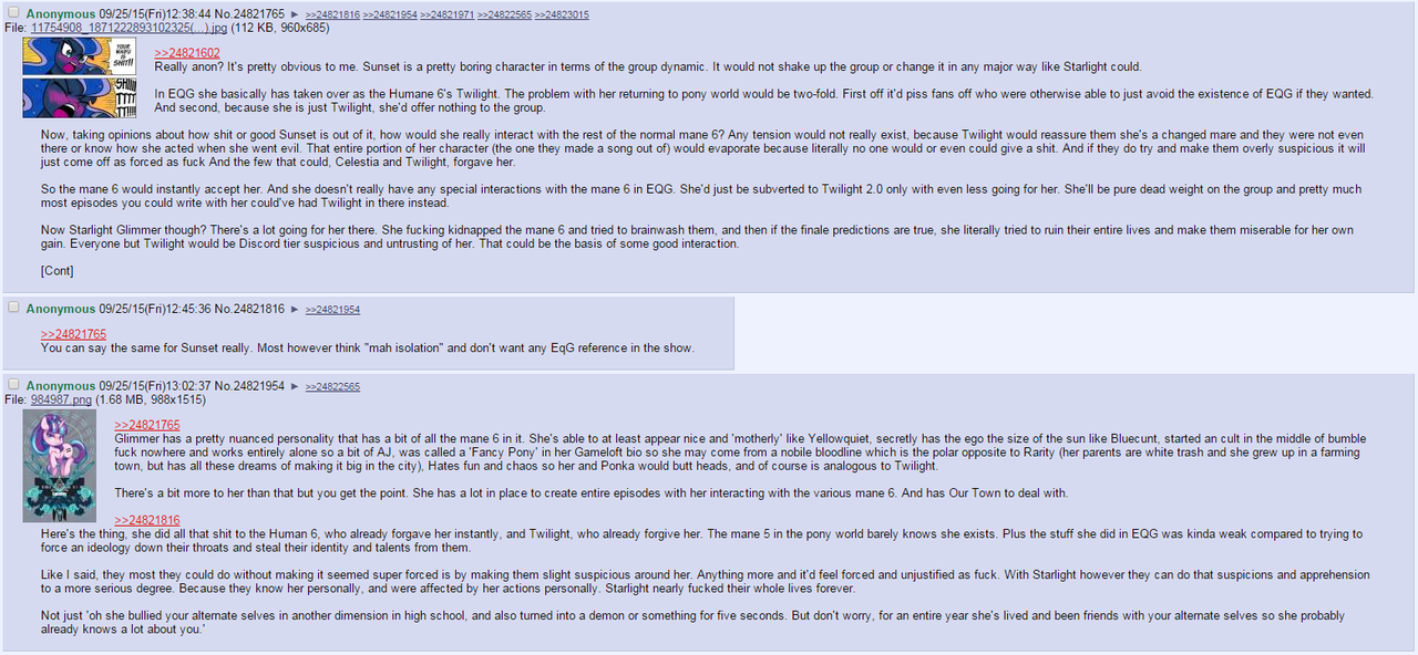 #989338 - safe, starlight glimmer, sunset shimmer, spoiler:s05, 4chan ...