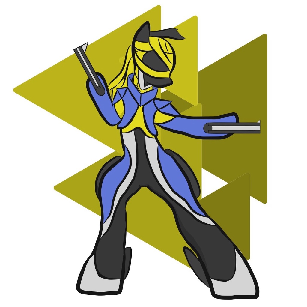 #972268 - safe, artist:will.p, pony, female, gunslinger, mesa (warframe ...