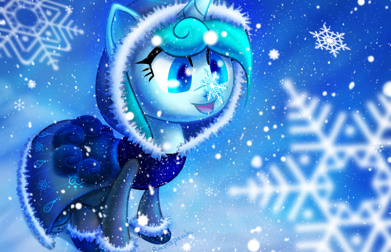 #1057546 - safe, artist:rainspeak, oc, oc only, oc:rainspeak, snow ...