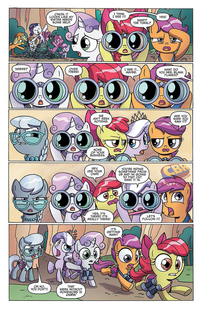 #1063347 - safe, artist:agnesgarbowska, official comic, apple bloom ...