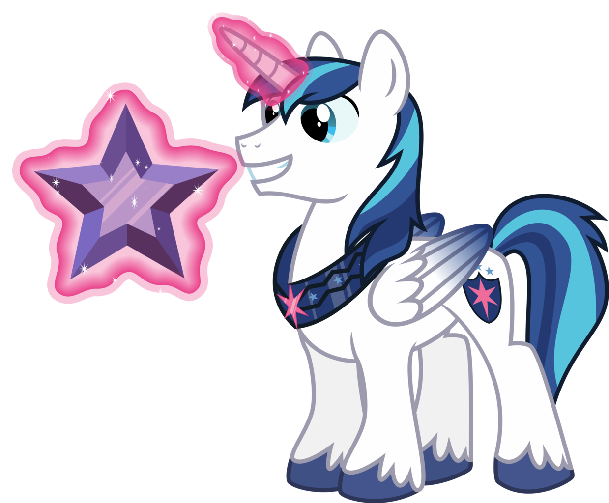 #1064414 - safe, artist:osipush, shining armor, alicorn, pony, g4 ...