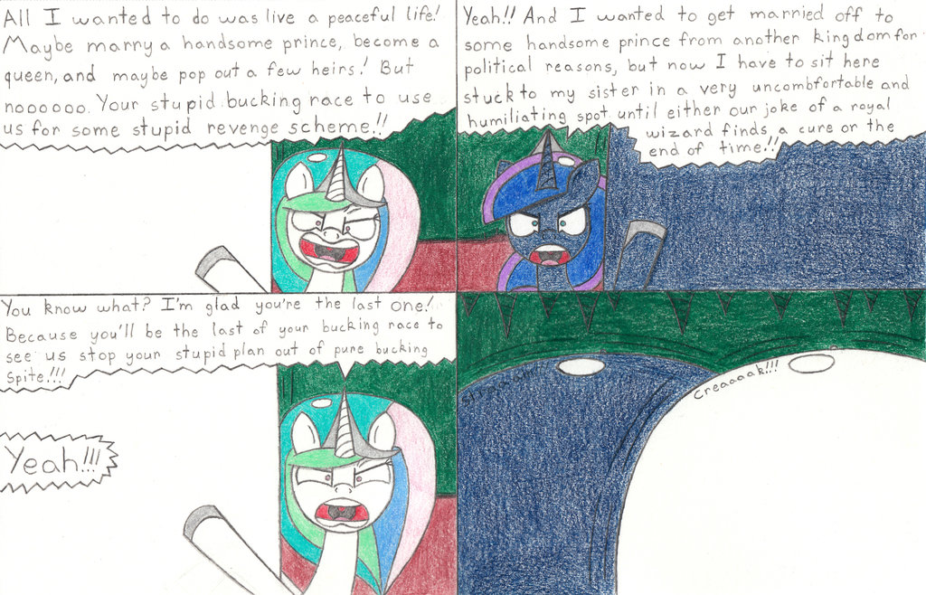 #1064473 - safe, artist:eternaljonathan, princess celestia, princess ...
