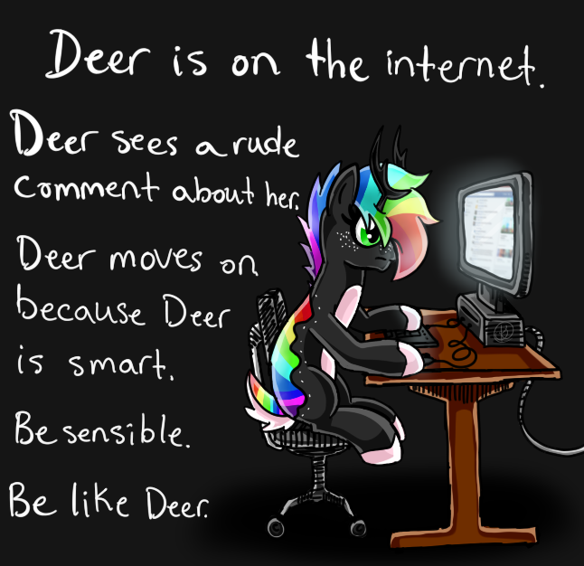 #1068517 - safe, artist:daringashia, oc, oc only, deer, freckles, op ...