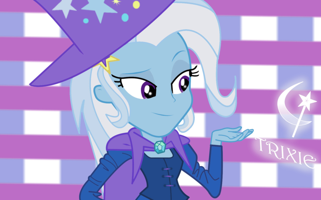 #1070199 - safe, artist:vortexbrh20, trixie, equestria girls, g4 ...