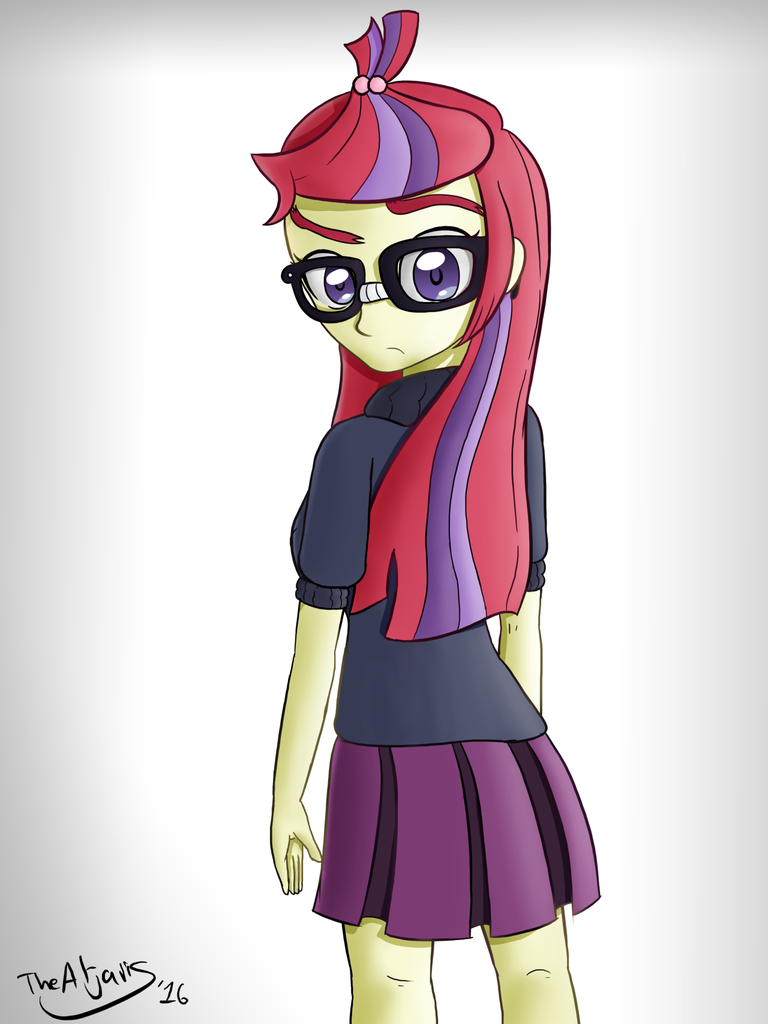 #1073478 - safe, artist:thealjavis, moondancer, human, g4, clothes ...