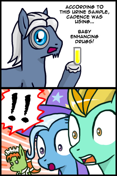 #1075802 - safe, artist:adenyne, lightning dust, princess flurry heart ...