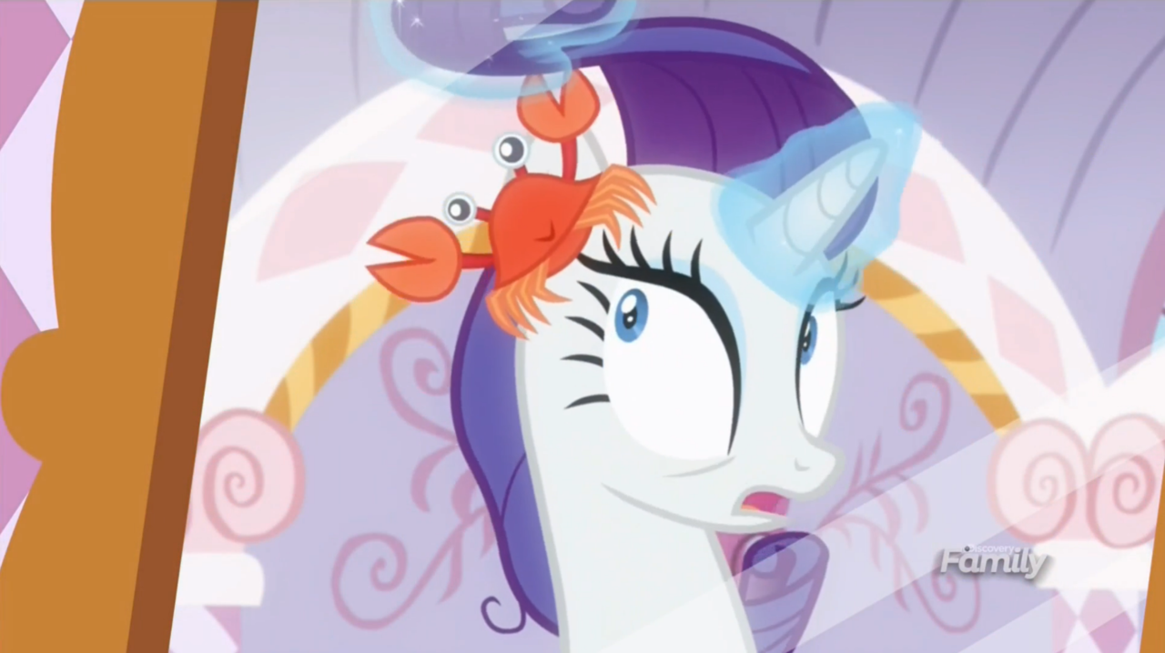 #1262337 - safe, screencap, rarity, skuttles the crab, crab, pony ...