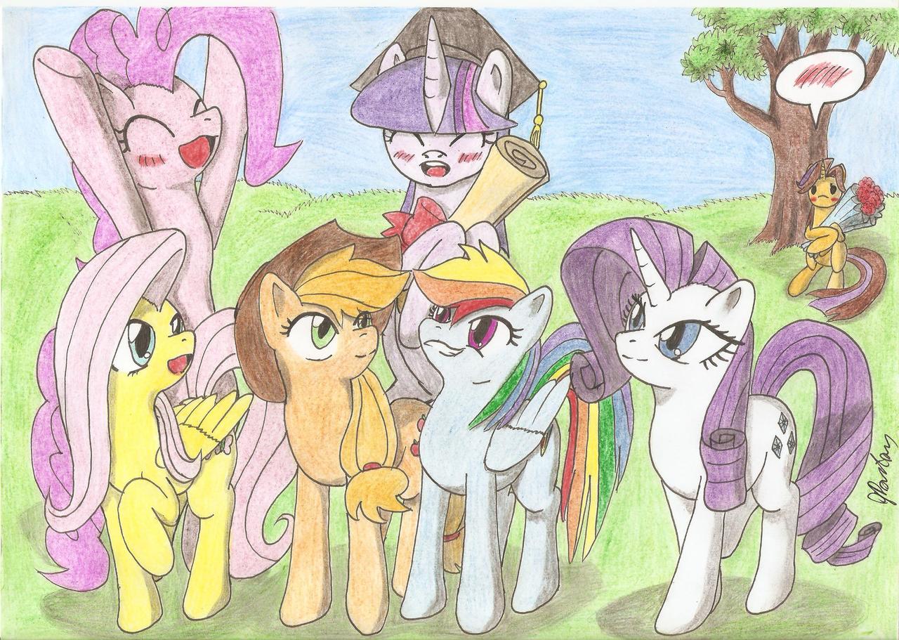 #1270782 - safe, artist:stardustchild01, applejack, fluttershy, pinkie ...