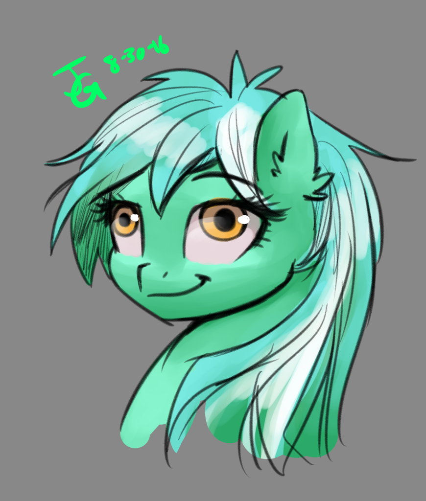 #1272660 - safe, artist:joan-grace, lyra heartstrings, pony, unicorn ...