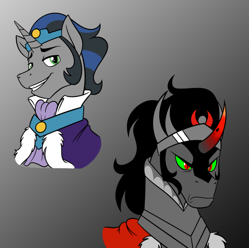 #1273734 - safe, artist:mickeymonster, idw, king sombra, pony, g4, bust ...