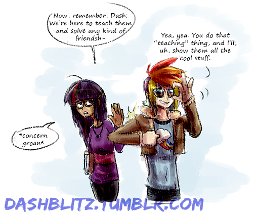 #1275743 - safe, artist:manic-the-lad, rainbow dash, twilight sparkle ...