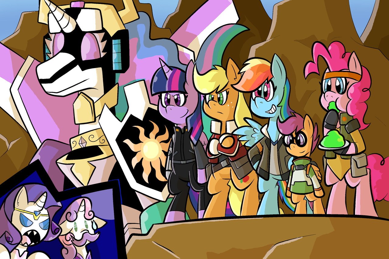 #1275823 - safe, artist:pembroke, applejack, pinkie pie, princess ...