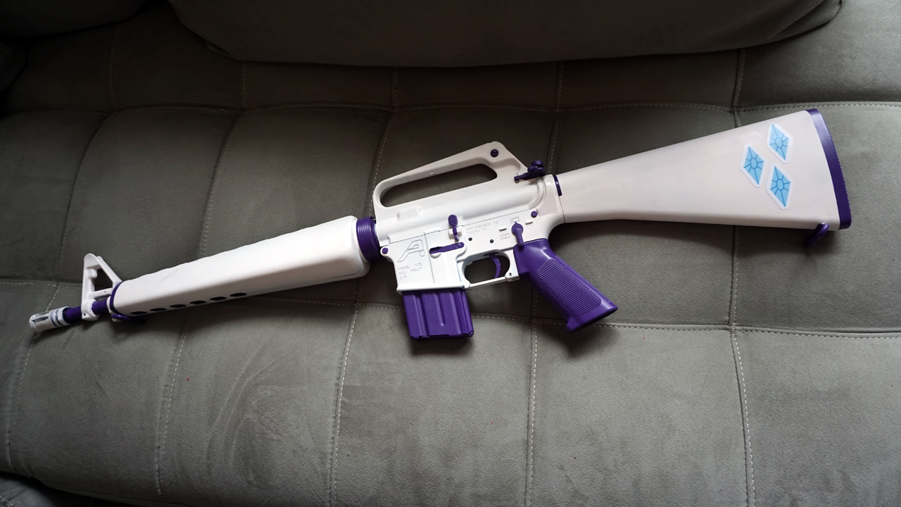 #1276803 - safe, ar-15, assault rifle, customized toy, cutie mark ...