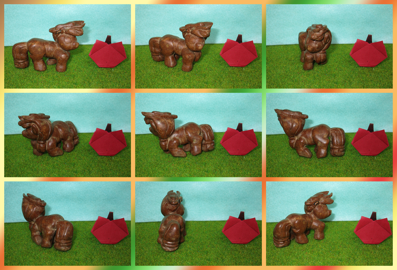 #1277036 - safe, artist:malte279, applejack, g4, carving, collage ...