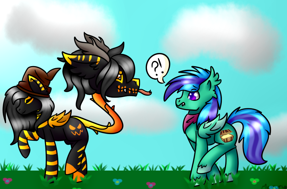 #1277369 - safe, artist:50wordsformurder, oc, oc only, oc:claire and ...