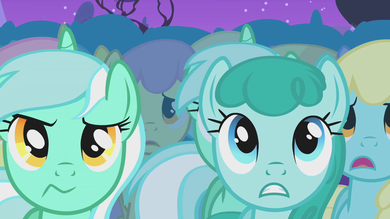 #1277533 - safe, screencap, cloud kicker, lyra heartstrings, parasol ...