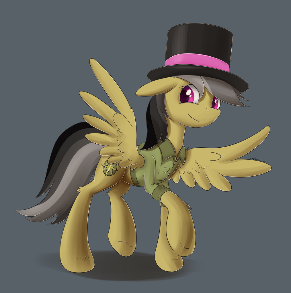 #1277642 - safe, artist:replacer808, daring do, g4, female, hat, solo ...
