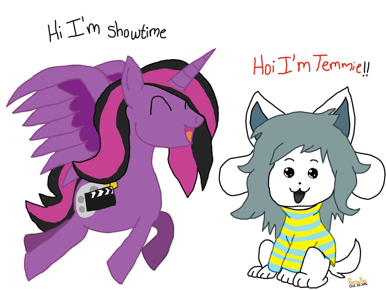 #1277867 - safe, artist:rainafox91, oc, oc only, oc:showtime, alicorn ...