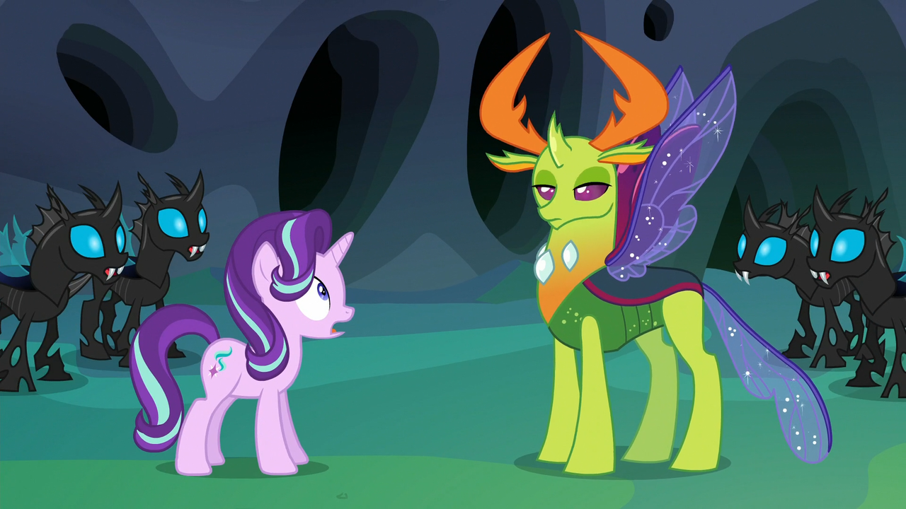 #1279595 - safe, screencap, starlight glimmer, thorax, changedling ...