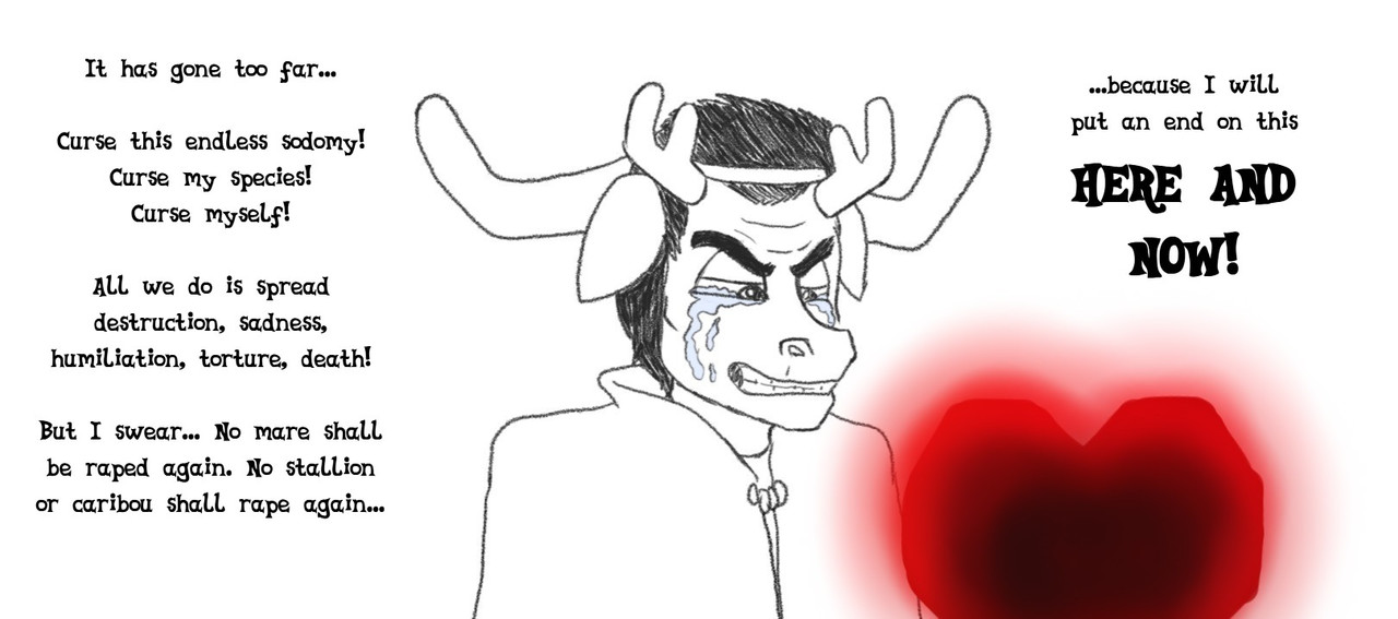 #1280791 - safe, oc, oc only, oc:dainn, caribou, fall of equestria ...