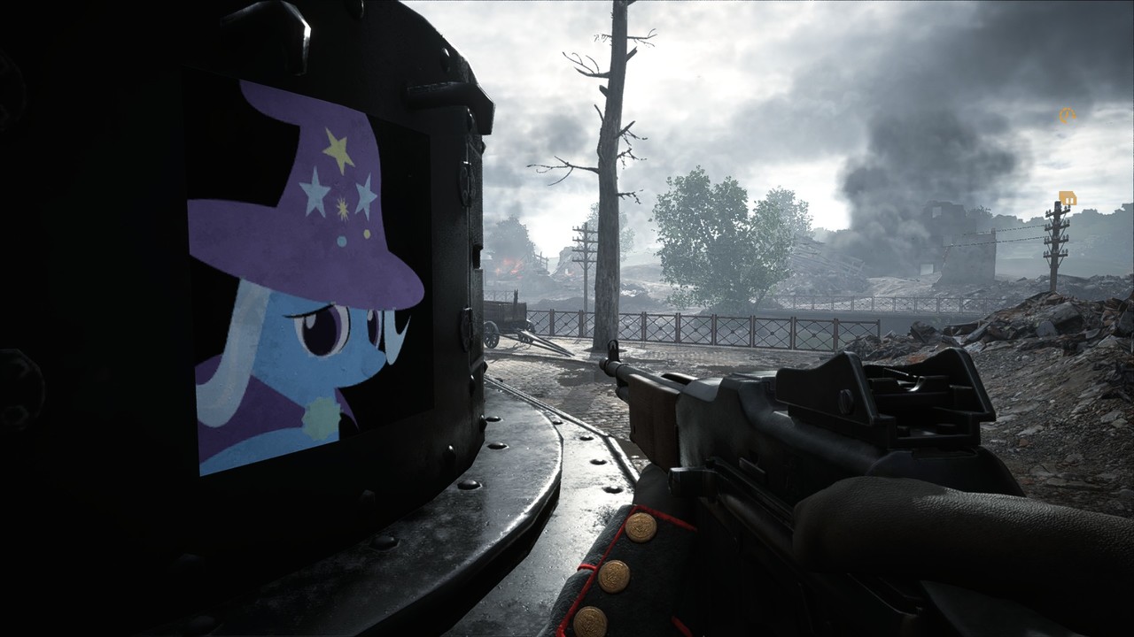 #1281102 - safe, trixie, pony, unicorn, battlefield, battlefield 1 ...