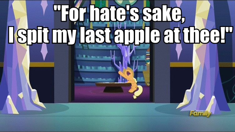 #1281379 - safe, edit, edited screencap, screencap, applejack, earth ...