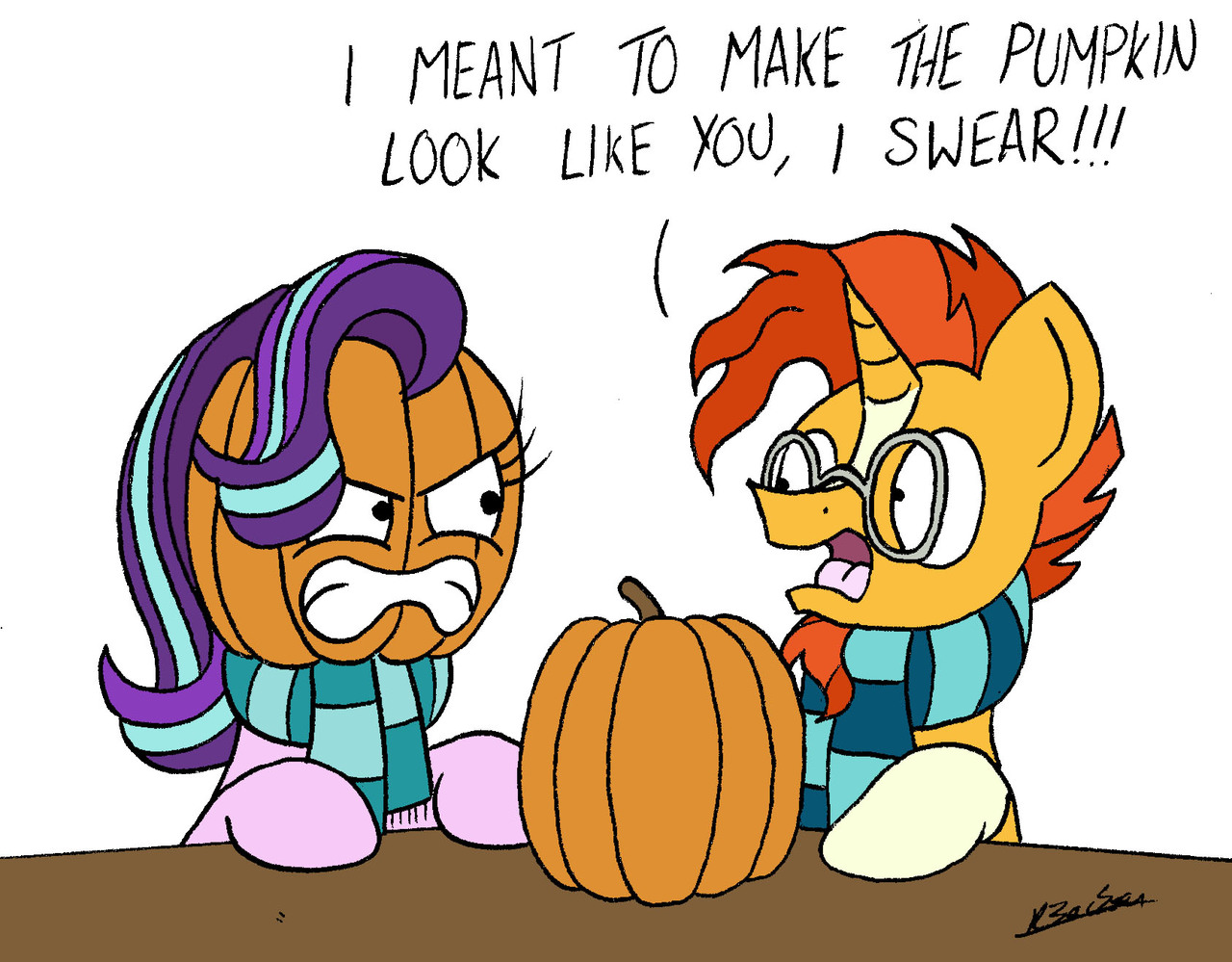 #1282134 - safe, artist:bobthedalek, starlight glimmer, sunburst, pony ...