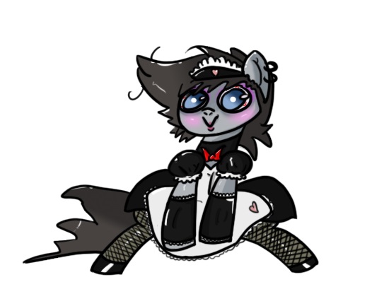 #1282291 - safe, artist:n-o-n, oc, oc only, oc:cristice, apron ...