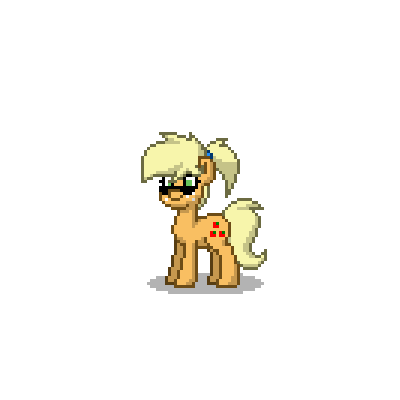 #1264438 - safe, applejack, pony, pony town, alternate hairstyle ...