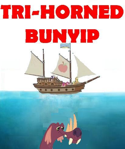 #1265254 - safe, applejack, pinkie pie, rarity, tri-horned bunyip, g4 ...