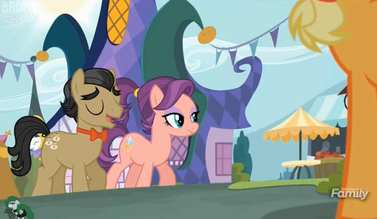 #1267948 - safe, screencap, applejack, filthy rich, spoiled rich, earth ...