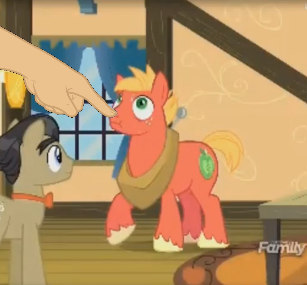 #1268024 - safe, edit, edited screencap, screencap, big macintosh ...